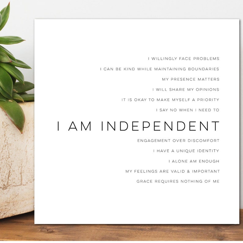 Enneagram Type 9 Affirmations - Etsy