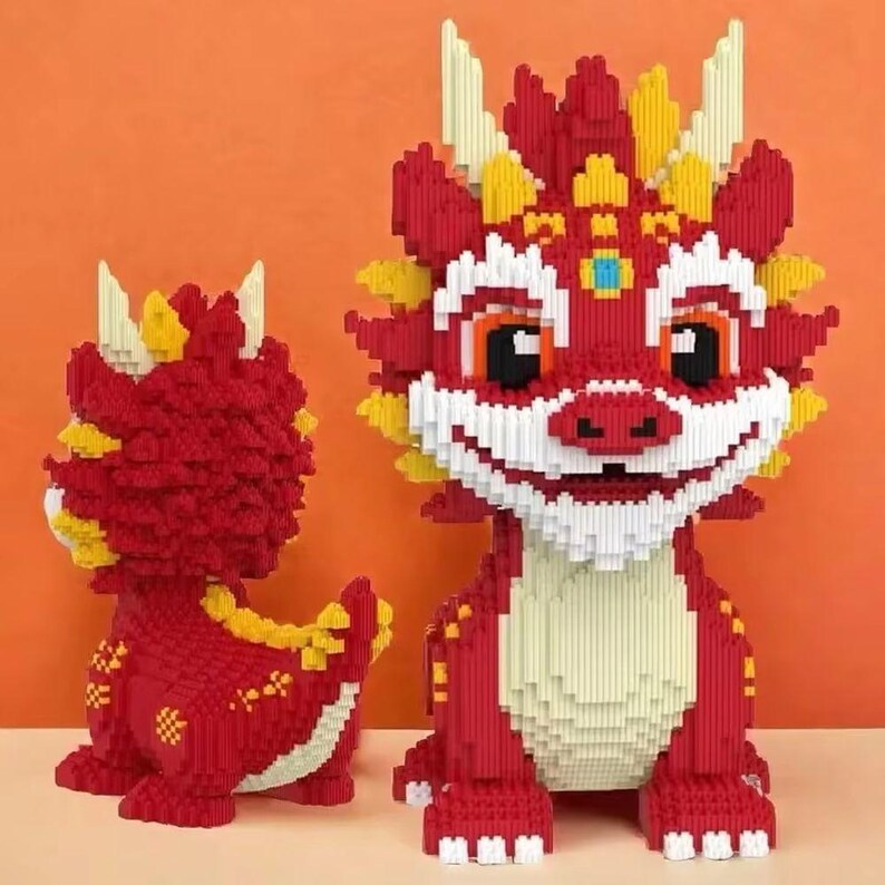 Build Your Own Friendly Red Dragon the Ultimate Interlocking ...