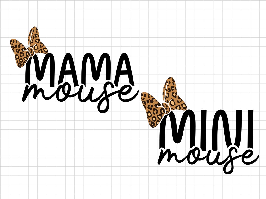 Bundle Mama Mouse Mini Mouse Svg, Mother's Day Svg, Happy Mother's Day ...