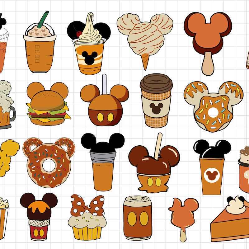 Mickey Snacks Svg - Etsy