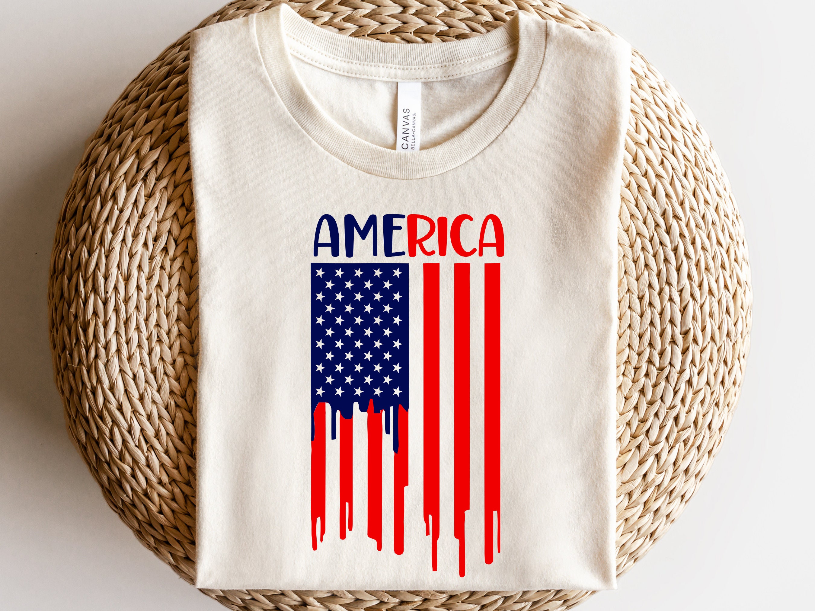 American Flag SVG Fourth of July Svg Independence Day Cut - Etsy