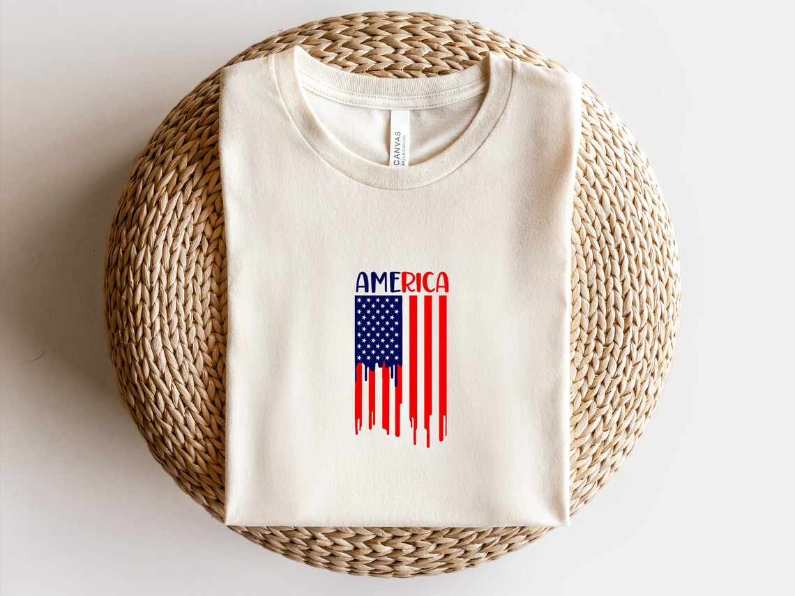 American Flag SVG Fourth of July Svg Independence Day Cut - Etsy