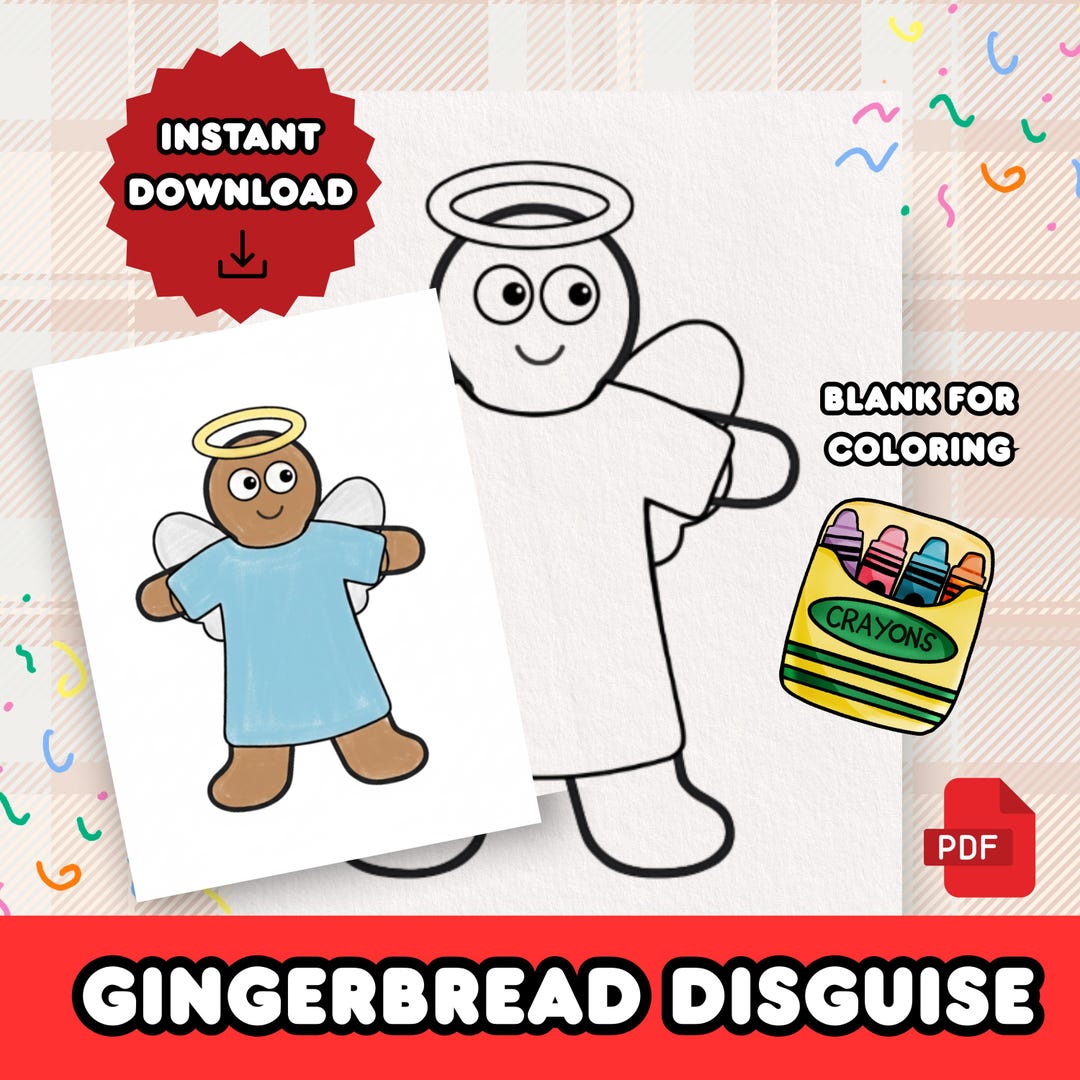 Disguise a Gingerbread Man, Gingerbread in Disguise, Angel Gingerbread ...