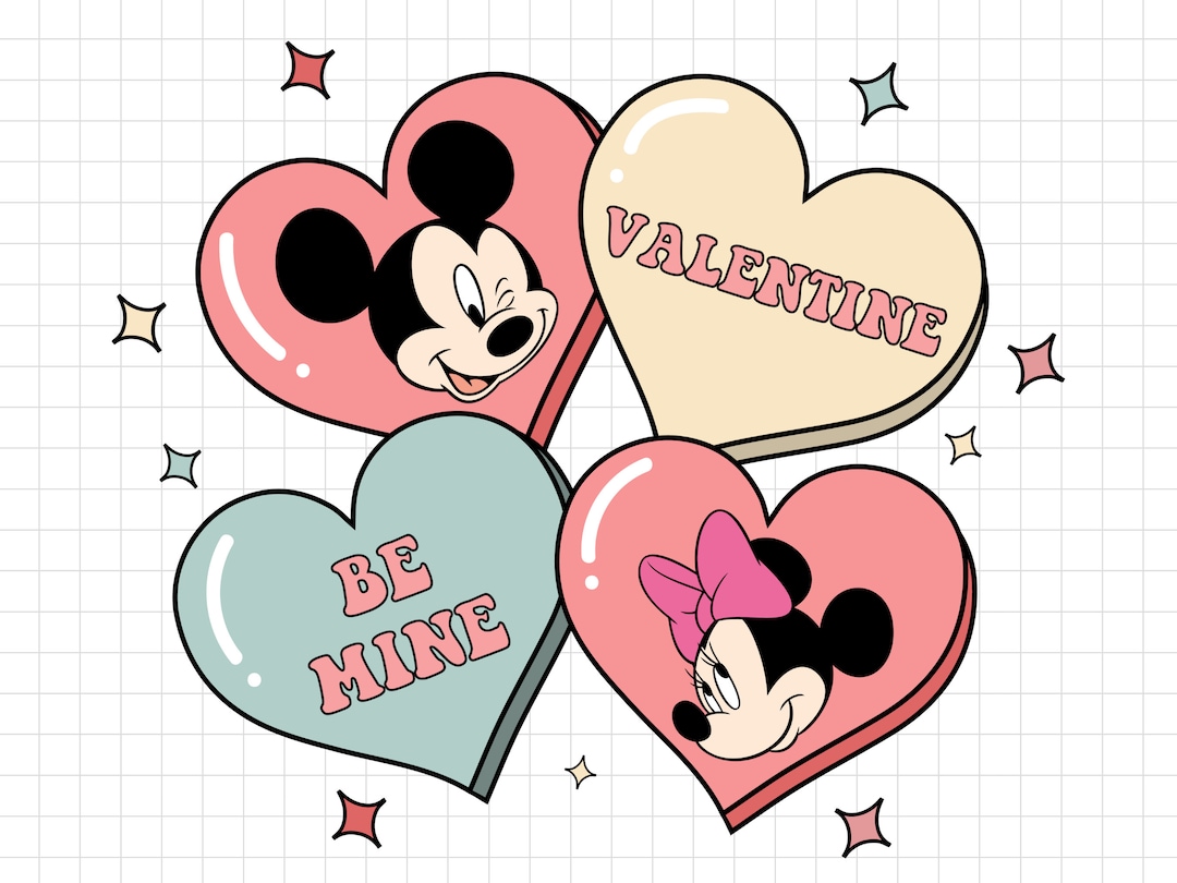 Magic Mouse Valentine Svg, Happy Valentine's Day Svg, Mouse Heart Svg ...