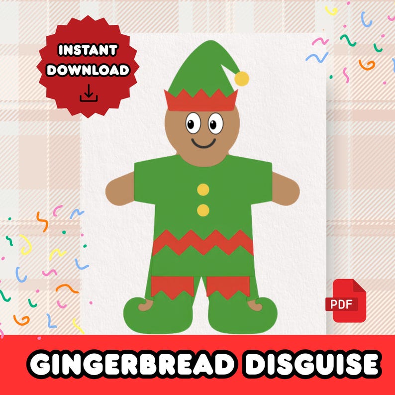 Disguise a Gingerbread Man, Gingerbread in Disguise, Elf Gingerbread ...