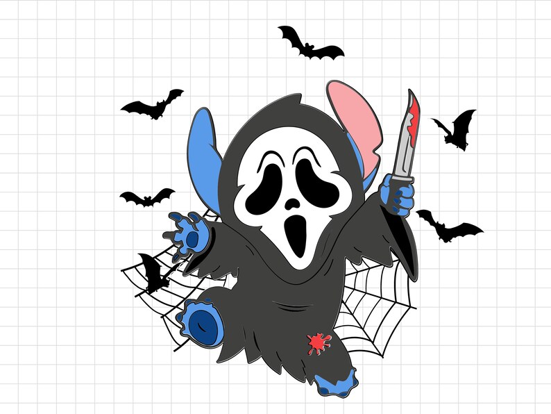 Halloween Scream Svg Stitch Scream Svg Halloween Svg Stitch - Etsy