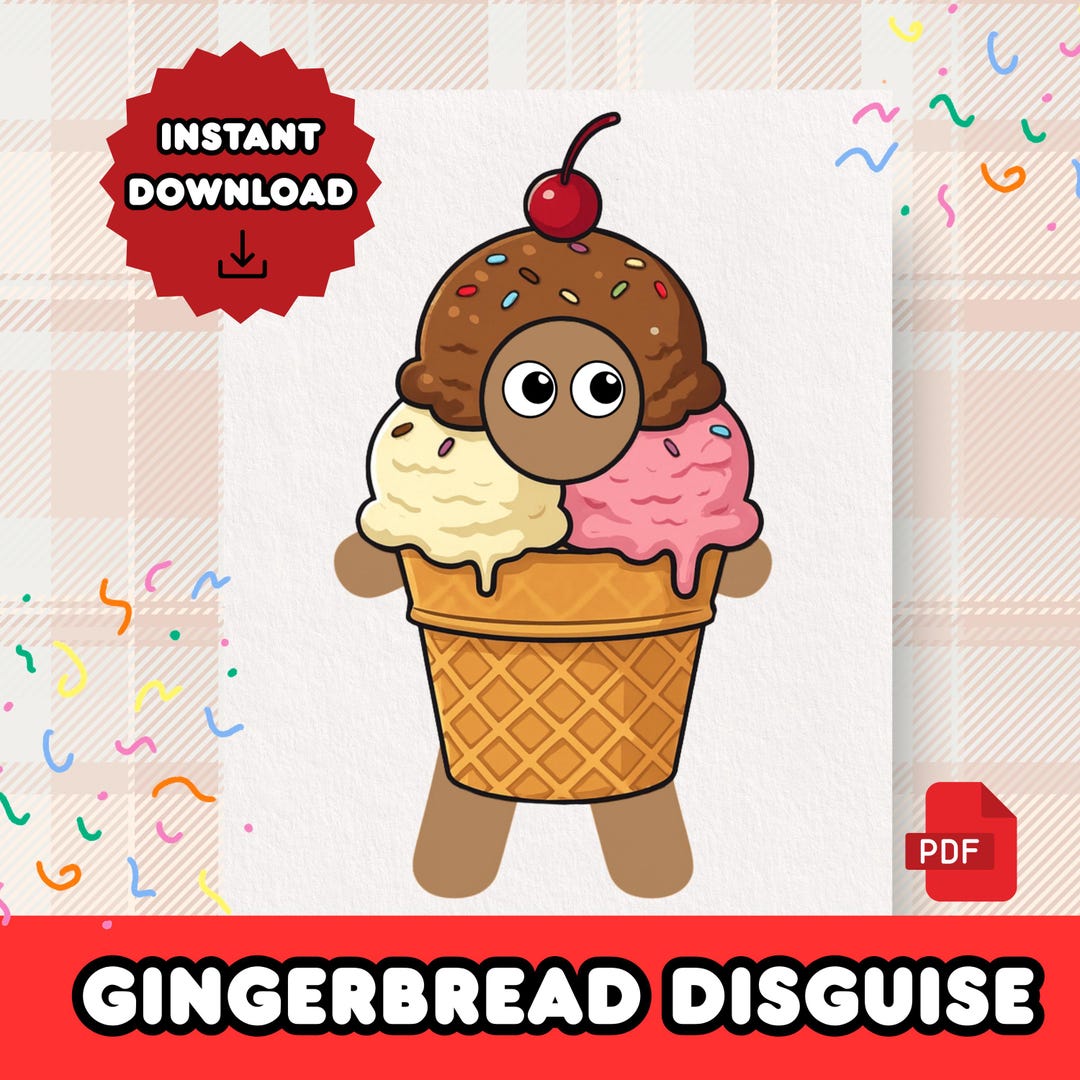Disguise a Gingerbread, Gingerbread in Disguise, Christmas Activities ...
