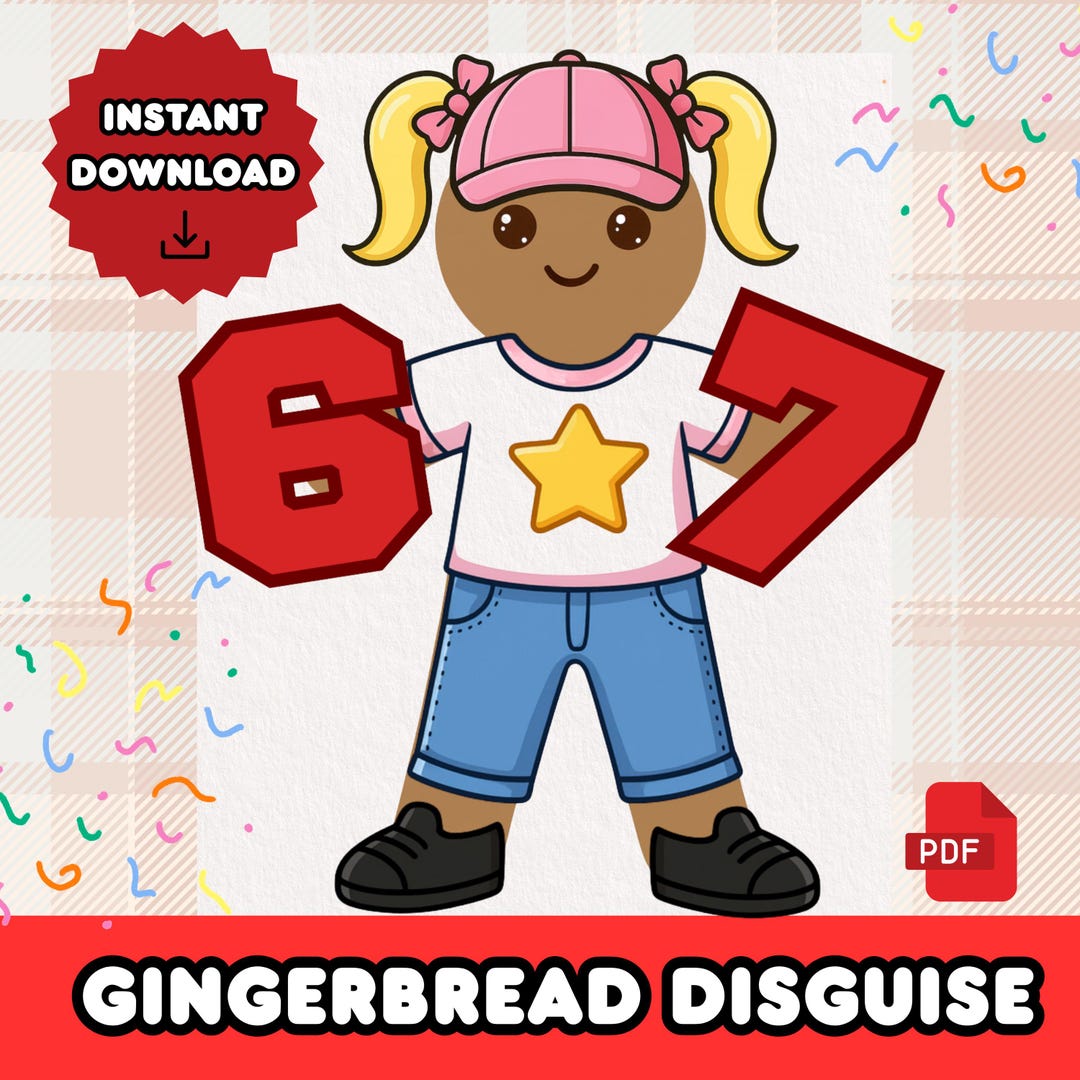 Disguise a Gingerbread Man, Gingerbread in Disguise, Six Seven ...