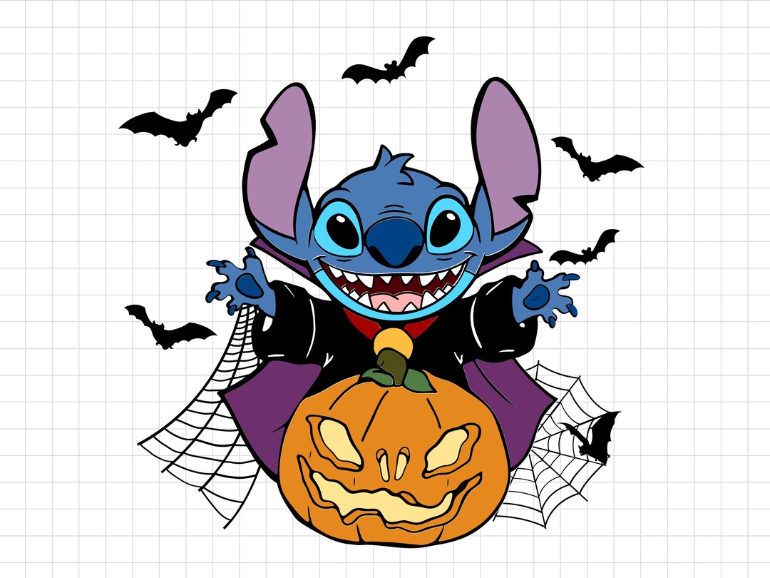 Halloween Vampire Svg, Stitch Vampire Svg, Halloween Svg, Stitch ...