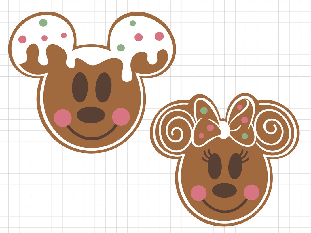 Gingerbread Cookie Head Svg, Bundle Gingerbread Svg, Magic Castle ...