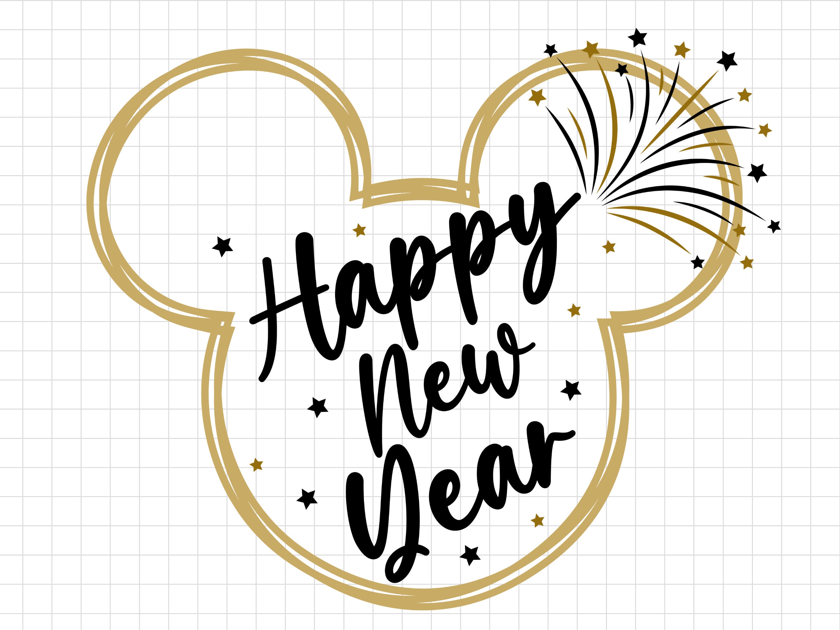 Happy New Year Svg New Year 2023 Svg Magic Castle New Year - Etsy