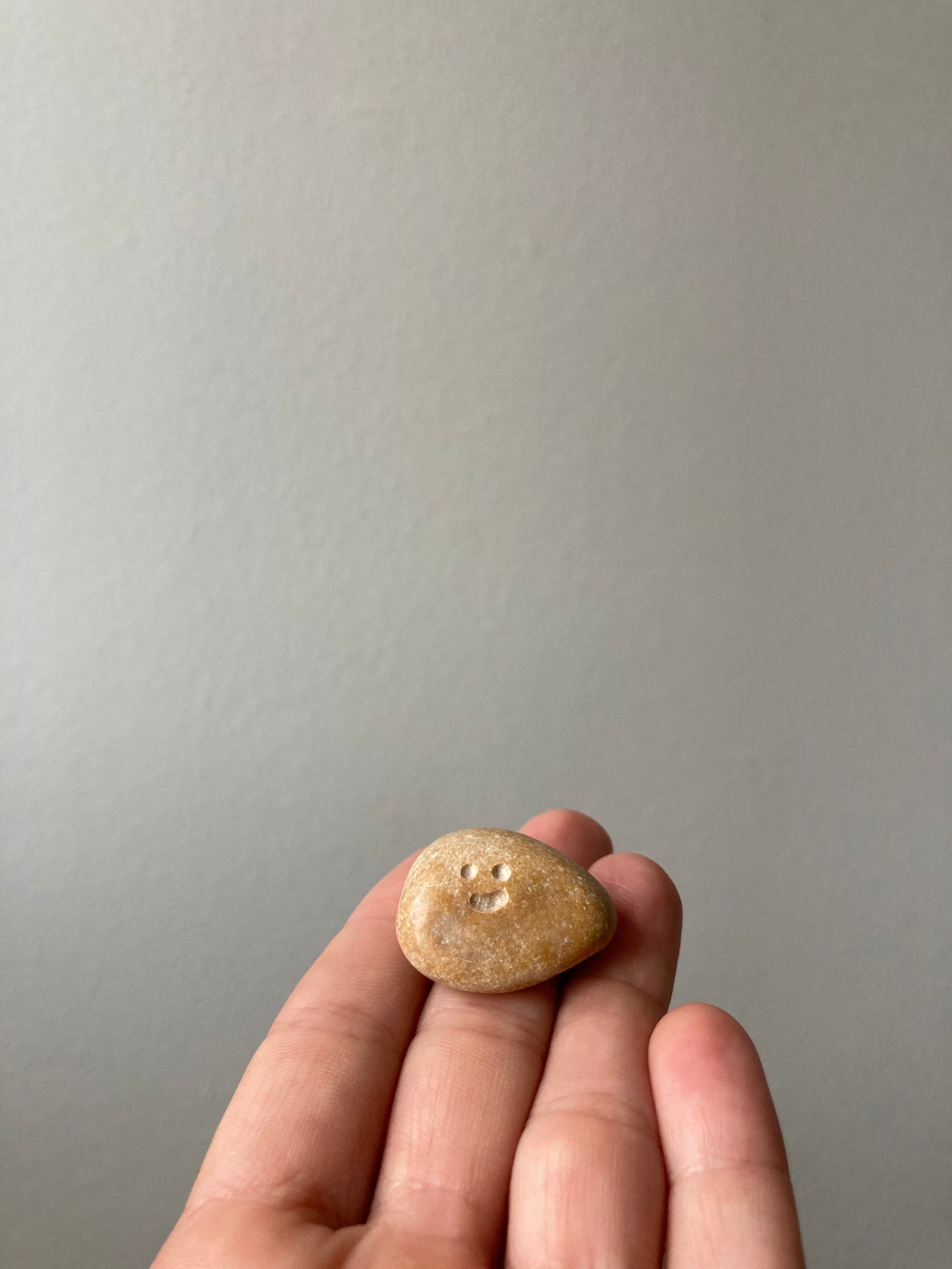 Chalk Bag Buddies - Adorable Smiley Face Happy Rocks, Stone Friends ...
