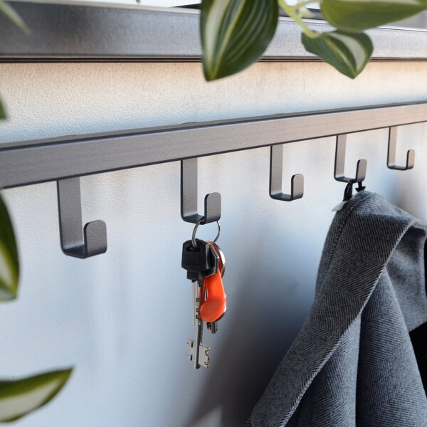 Wood Wall Shelf With Hooks - Etsy