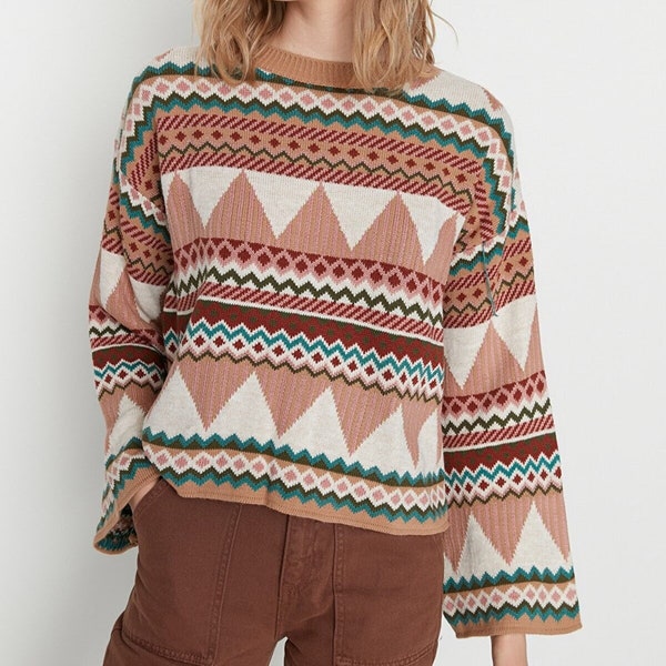 Aztec Sweater - Etsy