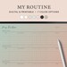 Goodnotes Routine Template Dark Mode Routine Tracker iPad Daily Weekly ...