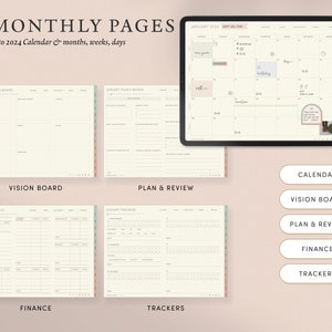 2024 Life Planner Goodnotes Weekly Digital Planner 2024 Minimalist All ...