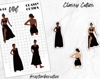 Fashion Model Stickers - Etsy