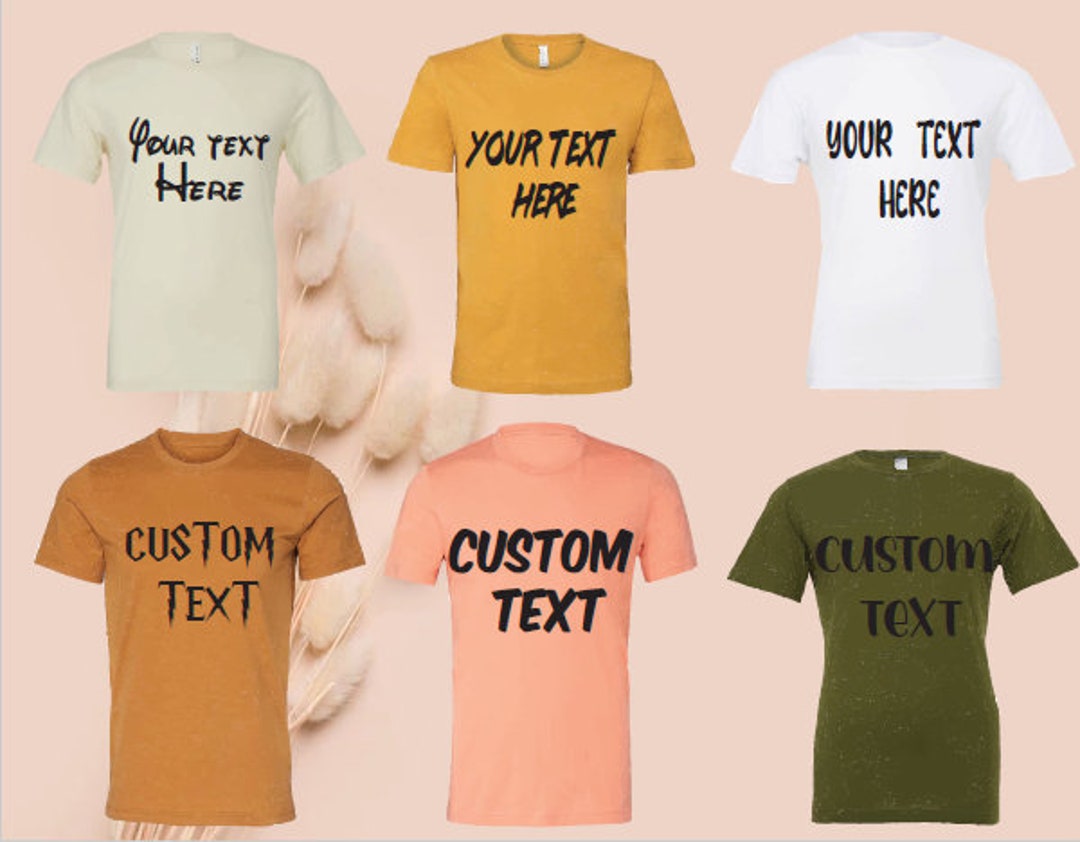 Personalized Shirt, Custom Vinyl Shirt for Men, Personalized Shirt ...