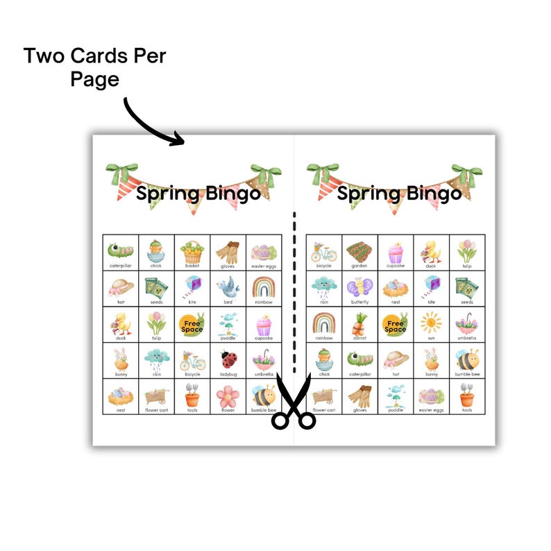 Easter Bingo Digital Download, Easter Party Game, Easter Printable ...