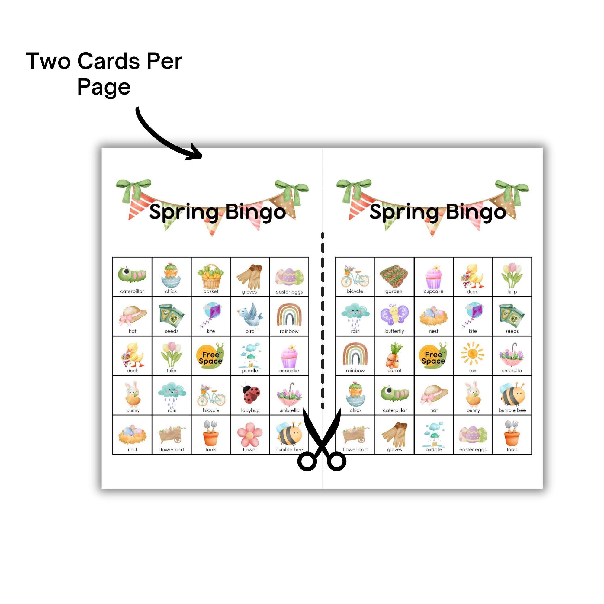 Easter Bingo Digital Download, Easter Party Game, Easter Printable ...