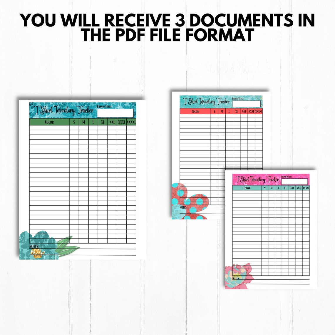 T-shirt Inventory Tracker, Inventory Tracker, Inventory Management ...