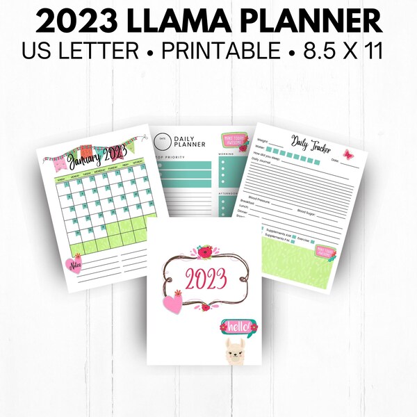 Llama Printable - Etsy