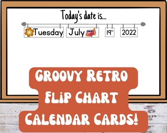 School Flip Calendar - Etsy