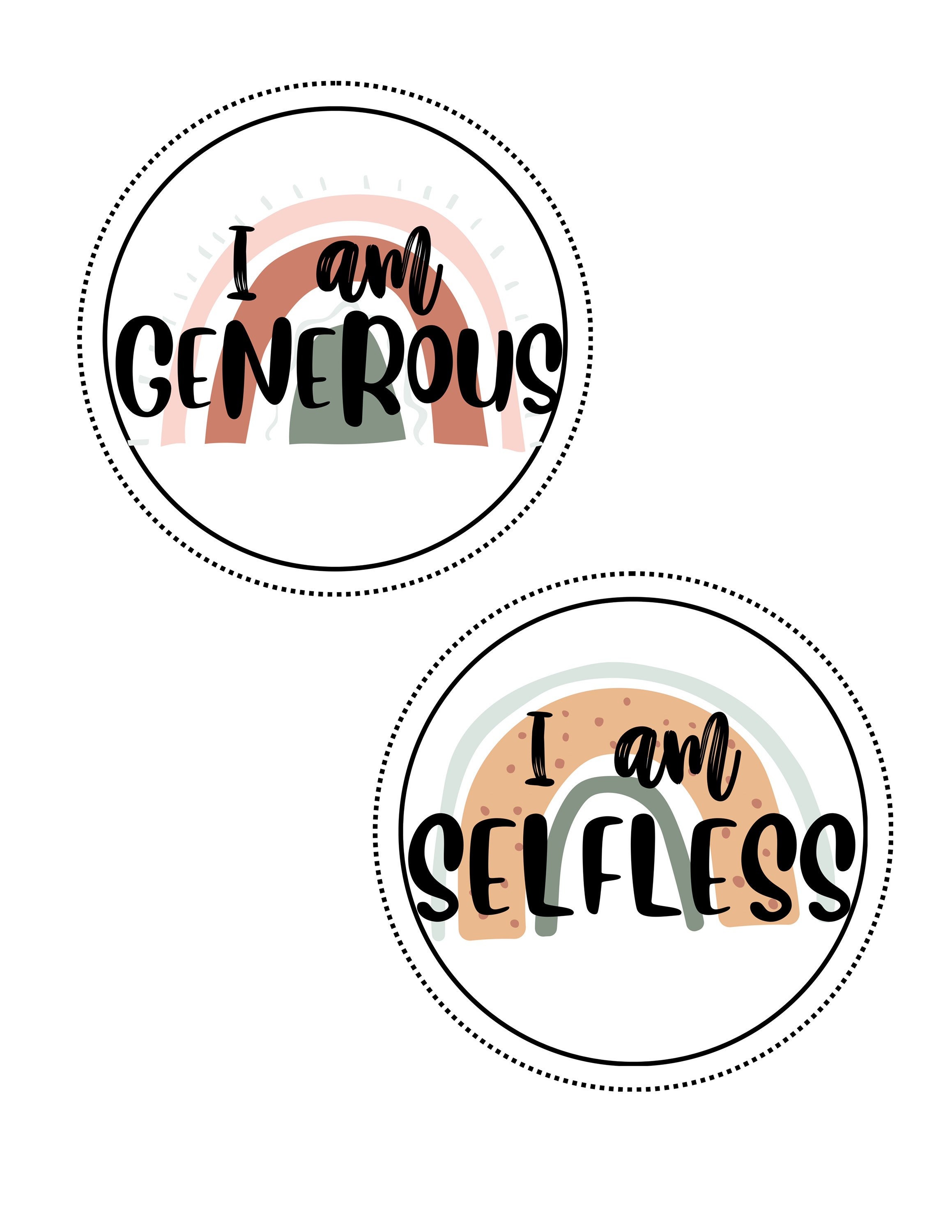 Boho Rainbow, Affirmation Station, Christian Affirmations, Classroom ...