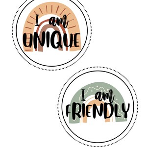 Boho Rainbow, Affirmation Station, Christian Affirmations, Classroom ...