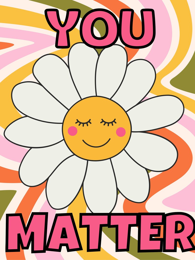 Groovy Retro Classroom Poster Set of 8 Printable Digital - Etsy Canada