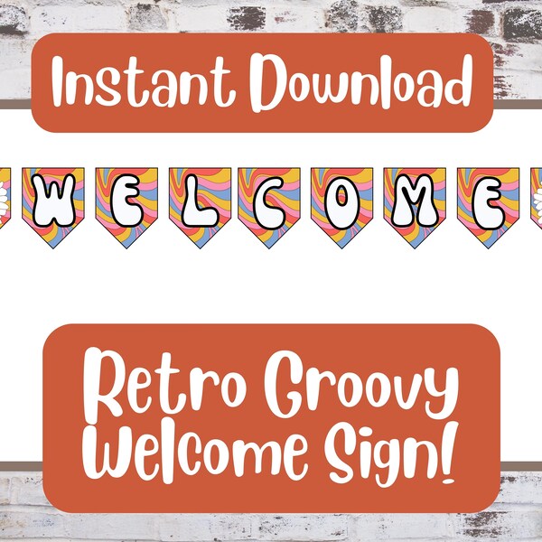 Back to School Groovy Bulletin Board - Etsy