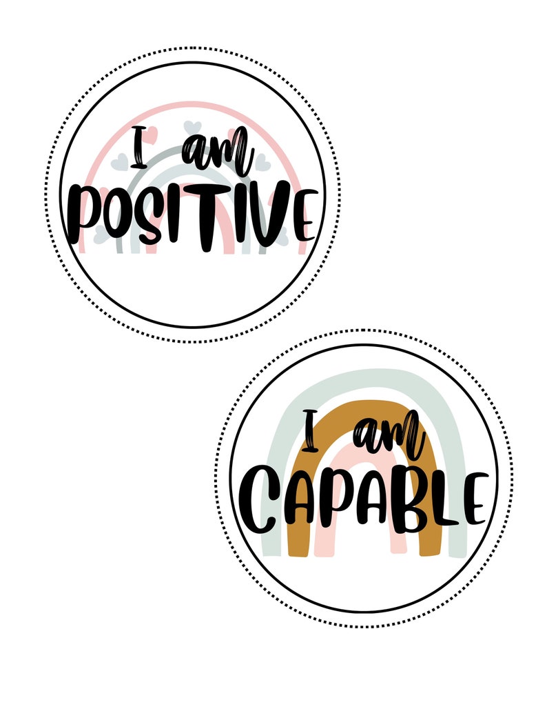 Boho Rainbow, Affirmation Station, Christian Affirmations, Classroom ...