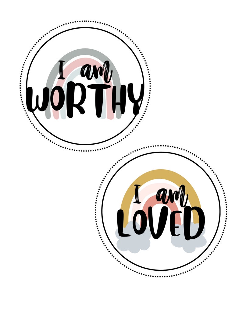 Boho Rainbow, Affirmation Station, Christian Affirmations, Classroom ...