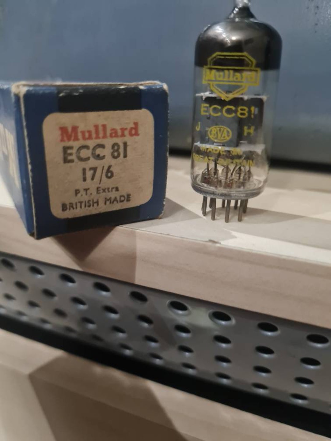 Mullard Yellow Ecc81 Valve Vacuum Tube AVO Vcm 163 Tested - Etsy