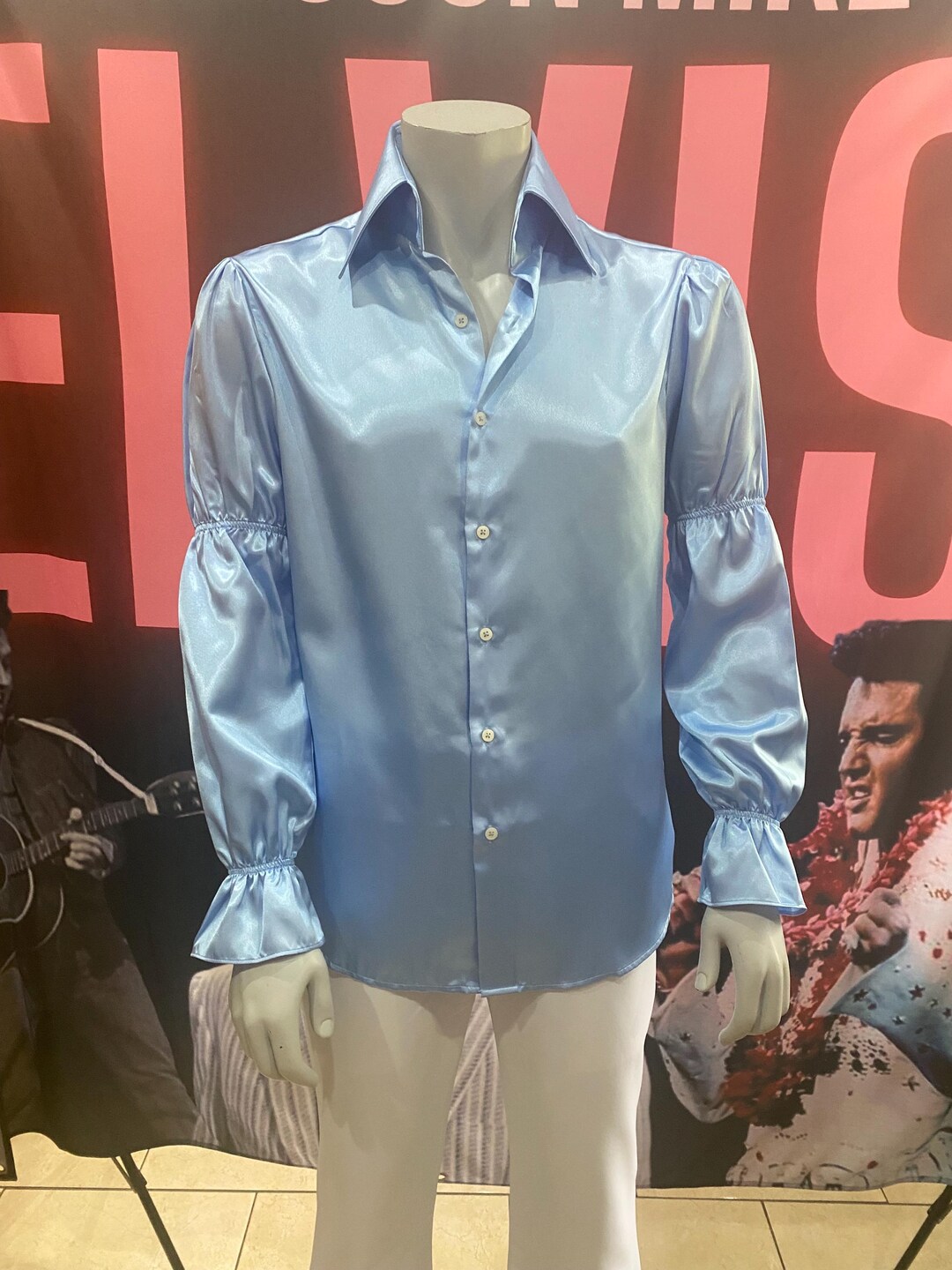 Spring Fever Sale 15% off …elvis Powder Blue Puff Sleeve - Etsy