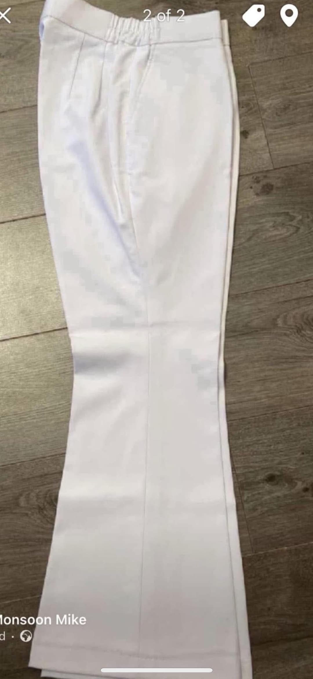 New Black Friday Price**. Elvis 70’s White Pant - Etsy UK