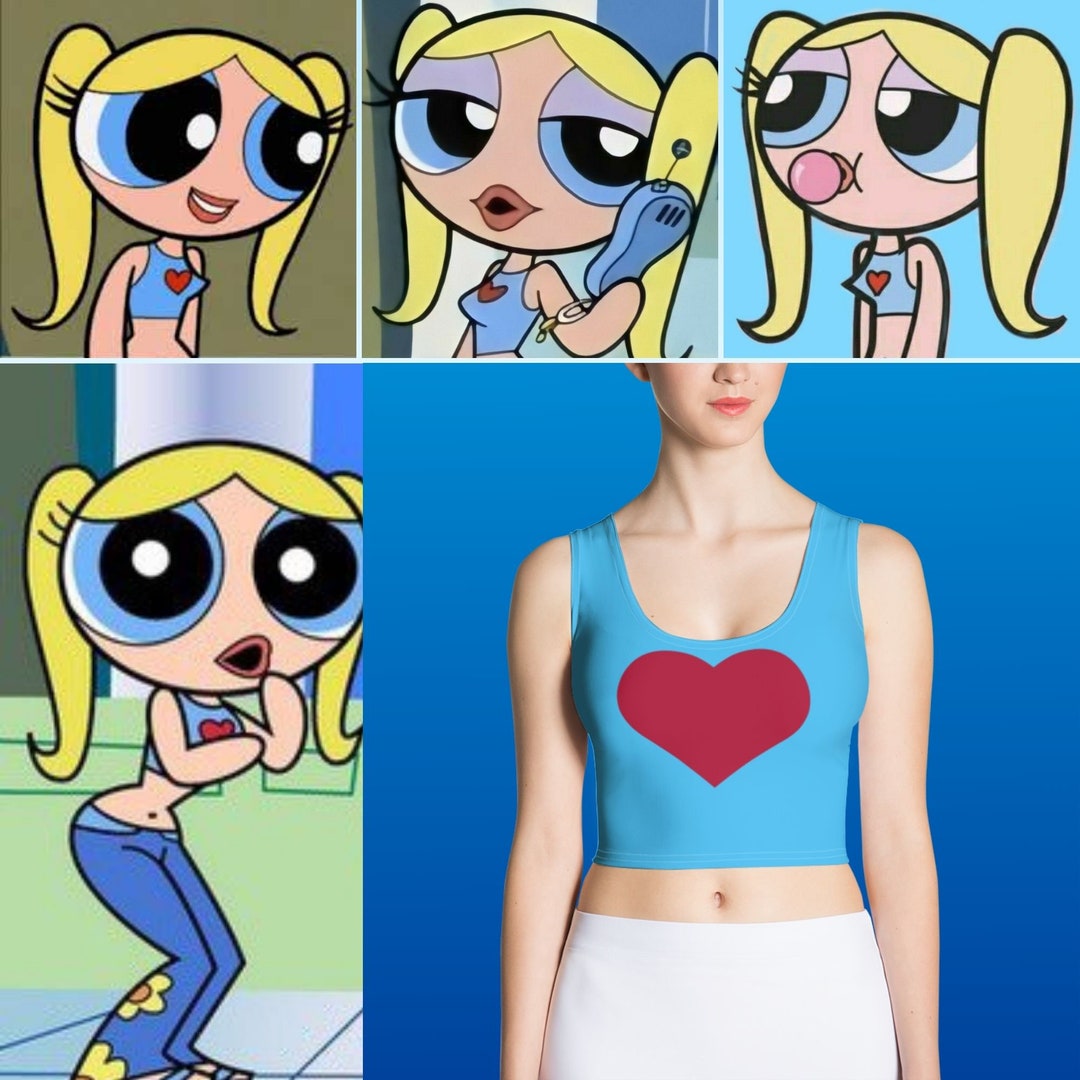 Powerpuff Girls Inspired City of Clipsville Bubbles Crop Top Cosplay ...