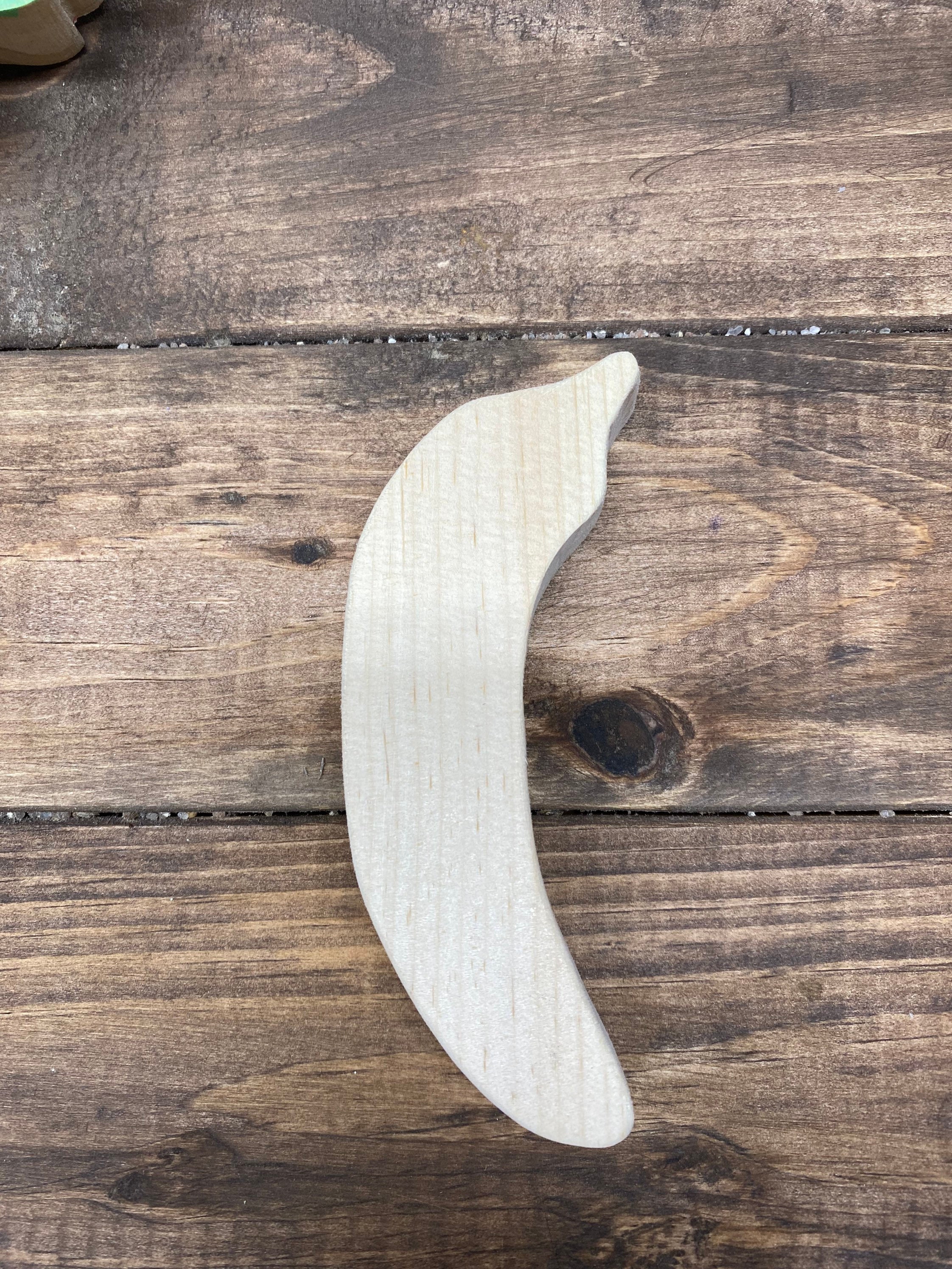 Childs Wood Toy. 4 Pc Paintable Fruit and Vegetables Set. Kids - Etsy