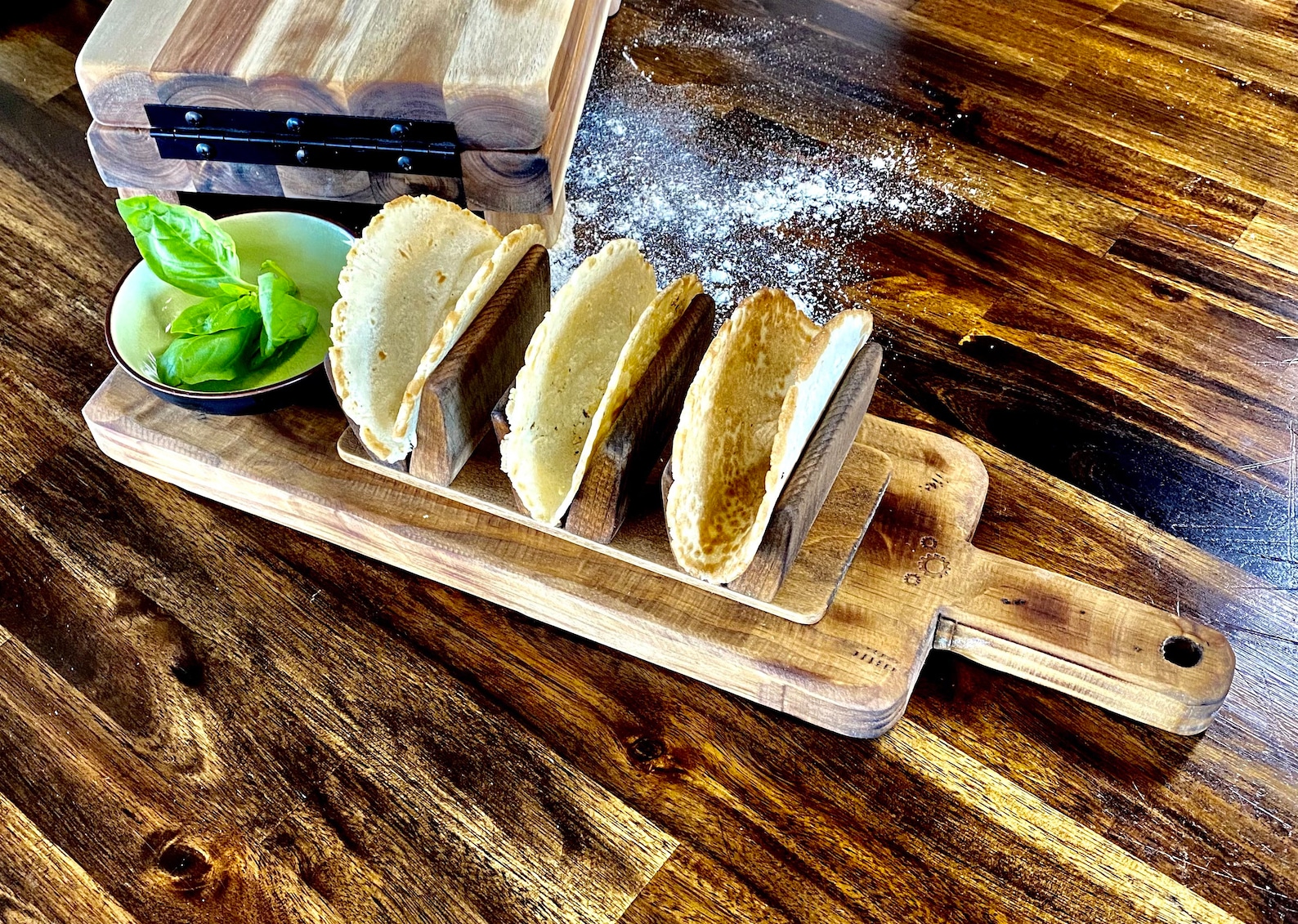 Taco Stand, Taco Holder, Wood Taco Holder, Taco Plate. Great for Taco ...