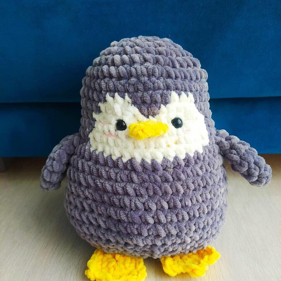 Crochet Plushie, Crochet, Crochet Pengvuin, Knitted Plushie, Amigurumi ...