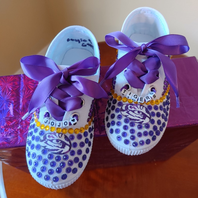 Lsu Shoes - Etsy