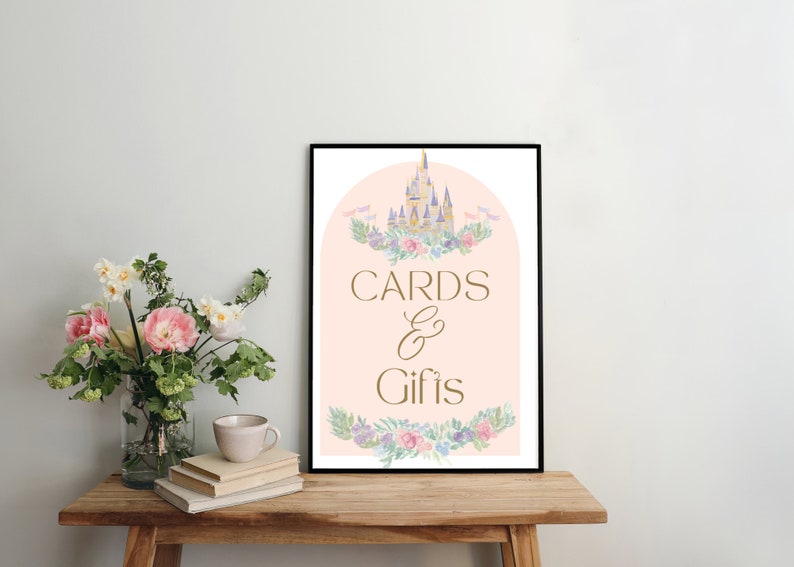 Fairytale Bridal Shower Signs: Princess Party Decor Instant Download - Etsy