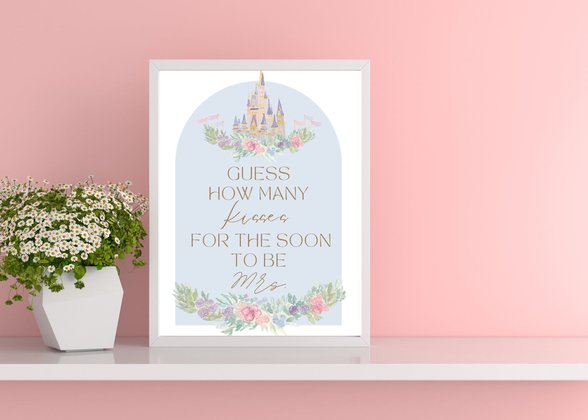 Fairytale Bridal Shower Signs, Princess Happily Ever After Themed ...