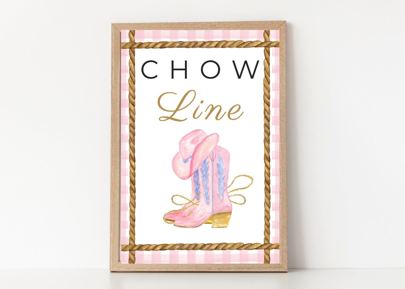 Cowgirl's First Rodeo Birthday Sign Bundle, Wild West Rustic 1st ...