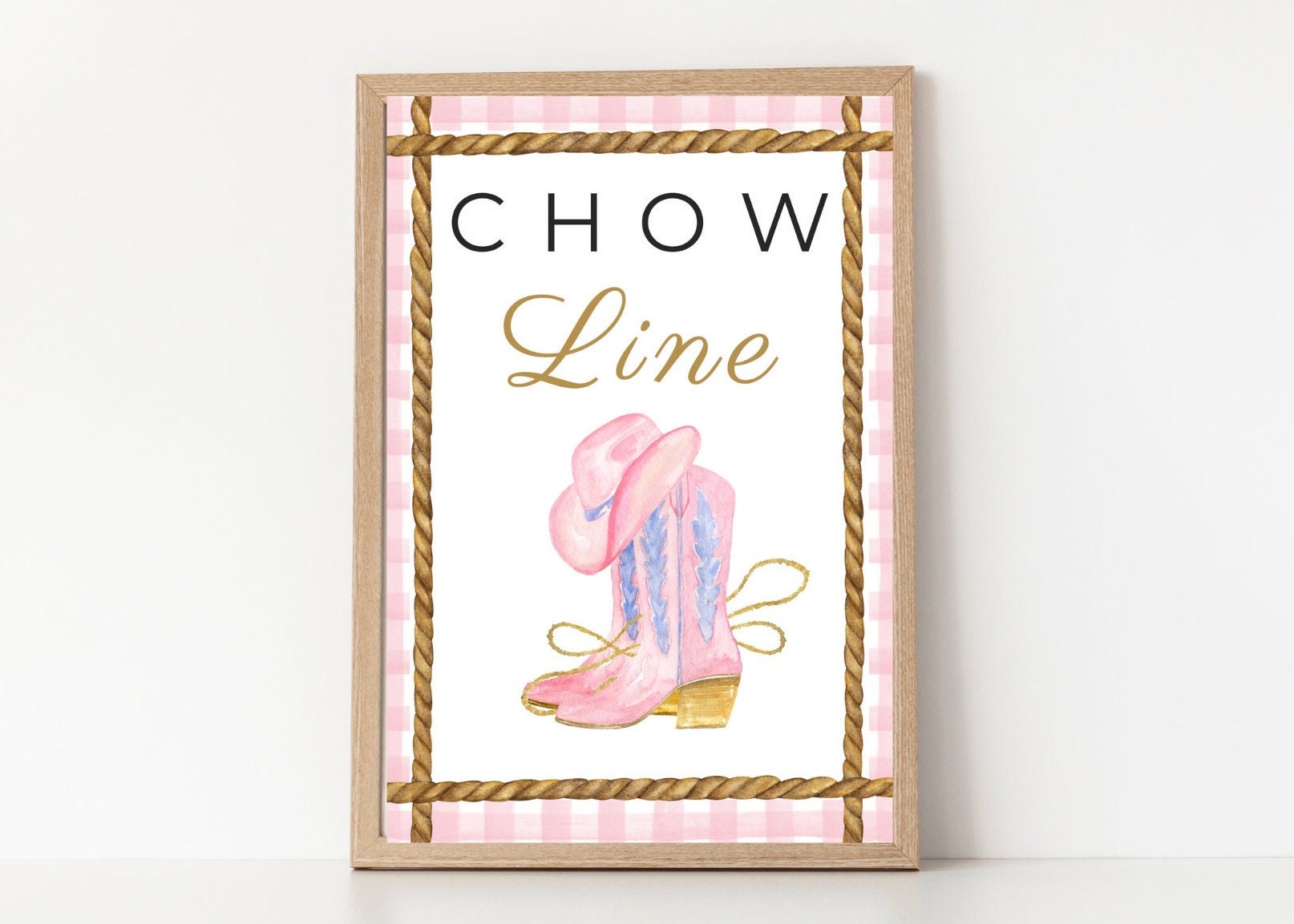 Cowgirl's First Rodeo Birthday Sign Bundle, Wild West Rustic 1st ...