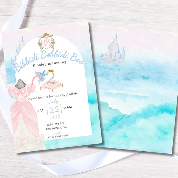 Bippity Boppity Two Birthday Invite - Etsy