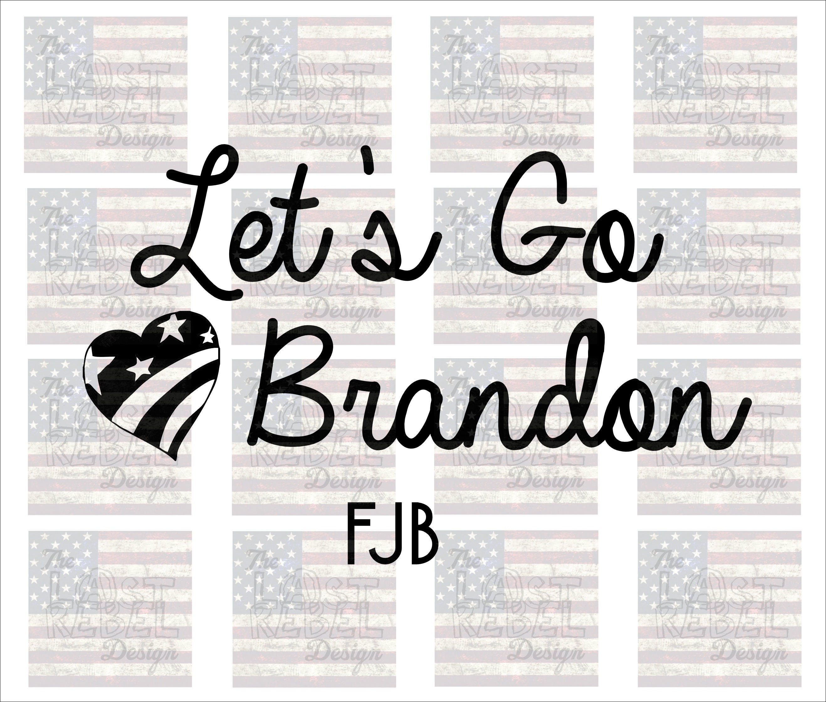Let's Go Brandon FJB Vinyl Sticker - Choose From 7 Different Colors ...