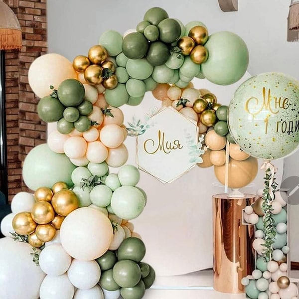 Sage Green Balloon Garland - Etsy