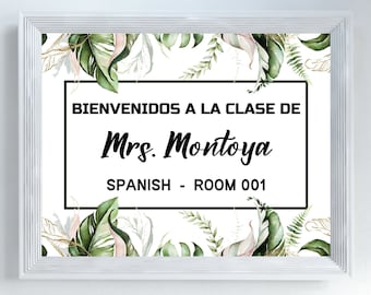 Spanish Classroom Door - Etsy