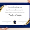 Certificado De Completación Plantilla Editable Canva, Spanish ...